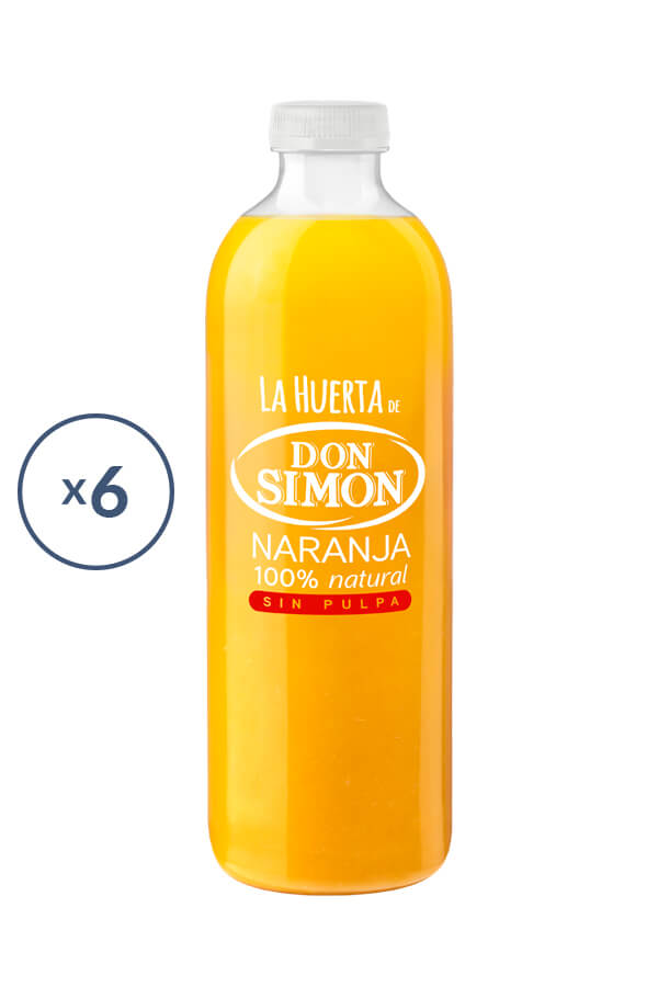 Comprar Zumo 100% de Naranja Sin Pulpa | Don Simon – García Carrión